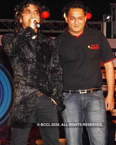 Singer Toshi performs during LNMIIT's college festival at their college ...