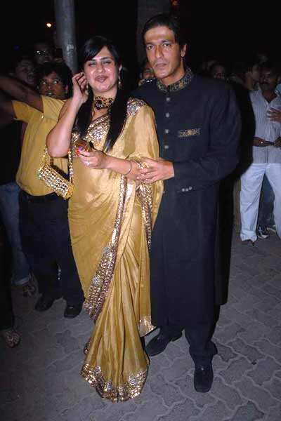 Suniel Shetty with wife Mana at Amrita Arora and Shakeel Ladakh's ...