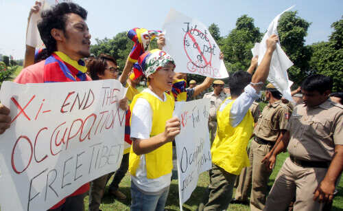 Tibetan activists protesting Chinese President’s visit, arrested