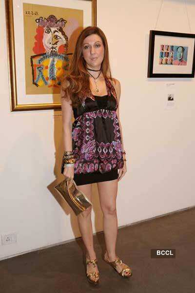 Laila Lamba at the preview of 'Marigold Art Show' at The Viewing Room ...