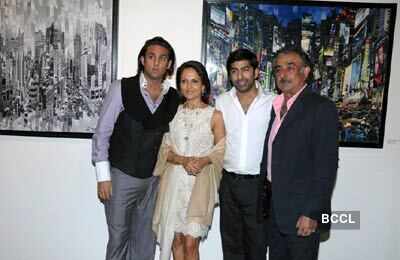 Laila Lamba at the preview of 'Marigold Art Show' at The Viewing Room ...