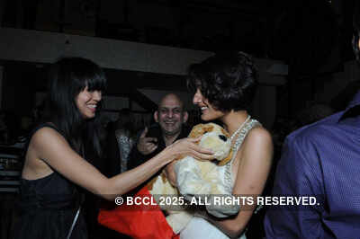 Yasheel and Ekta during his party