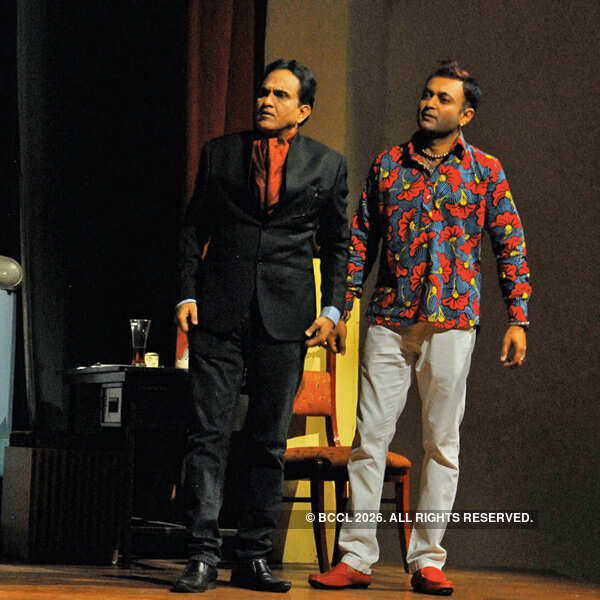 Madhav Singh and Nischal Jain during Aakhri Mauka play held in Jaipur - Photogallery
