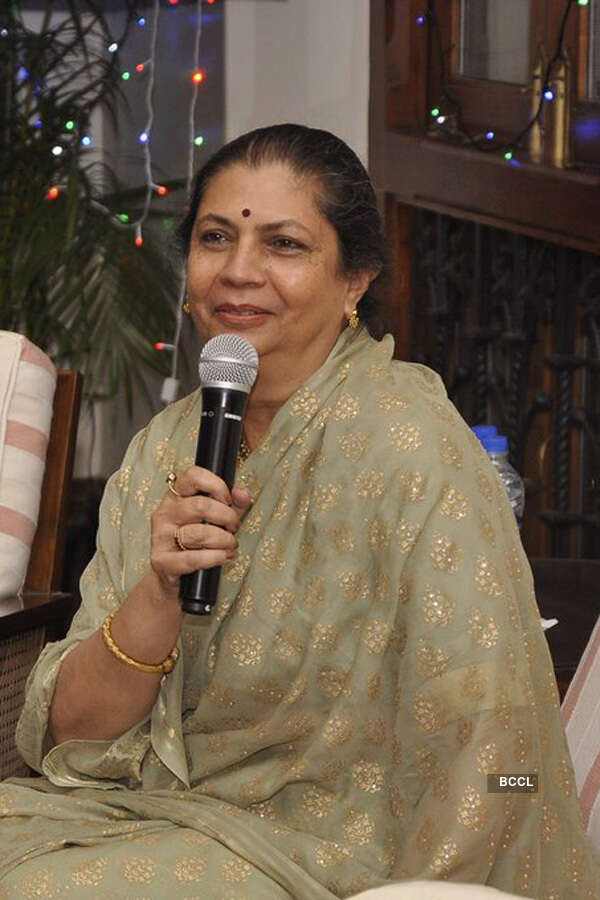 Rinki Roy Bhattacharya during the launch of her book 'Bimal Roy's ...