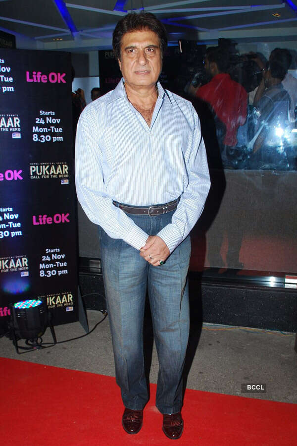 Raj Babbar during the press meet of TV serial Pukaar - Call For The ...