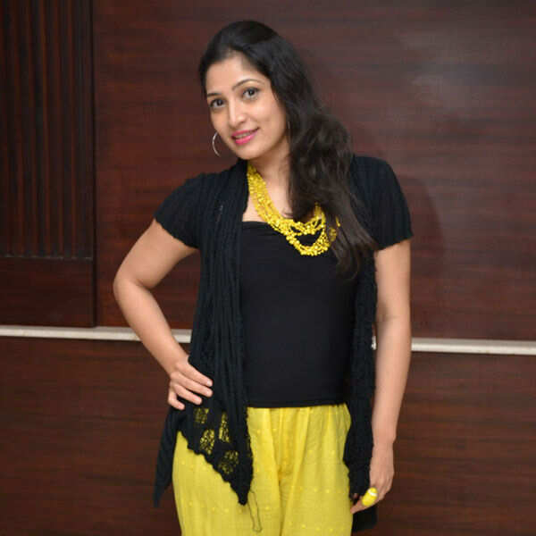 Anitha poses during a musical evening hosted at the Indiranagar Club ...