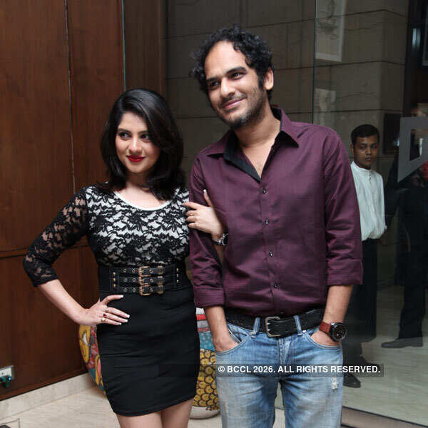 Paayel Sarkar and Ritwik Chakraborty during trailer launch of movie ...