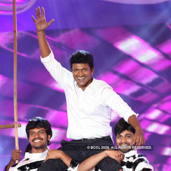 Puneeth Rajkumar during the inauguration of Rajkumar Memorial, in ...