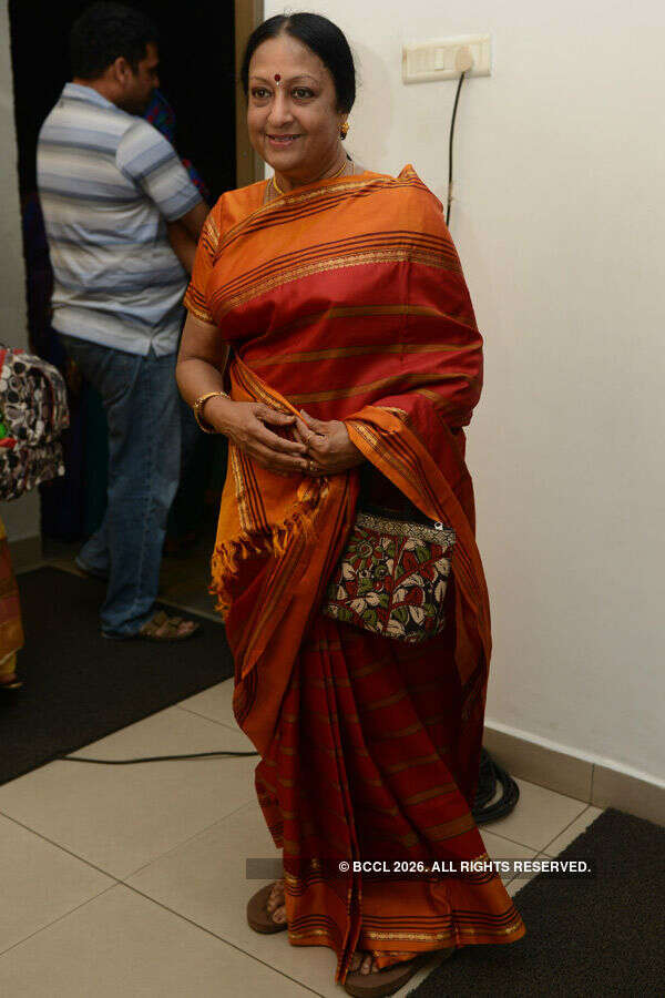 Padma Subramanyam during the dance show, held at Music Academy, in ...