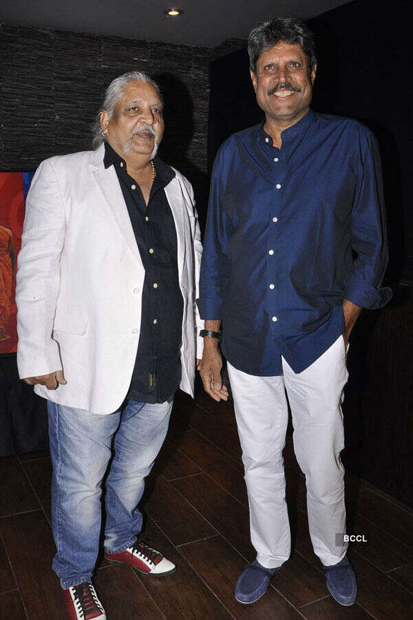 Kapil Dev during a preview for India On Canvas, in Mumbai, on January 6 ...