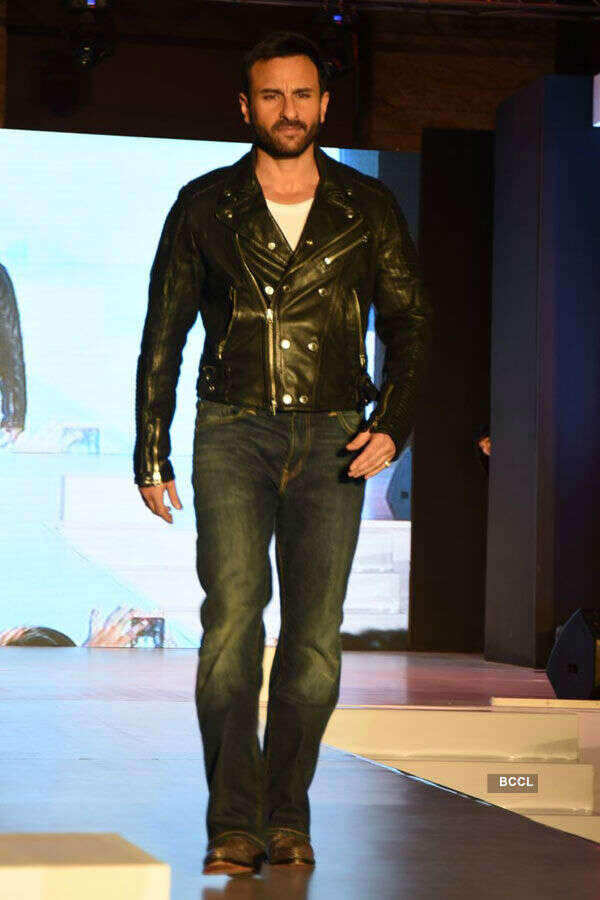 Saif Ali Khan during the launch of fashion brand Spunk, in Mumbai, on ...