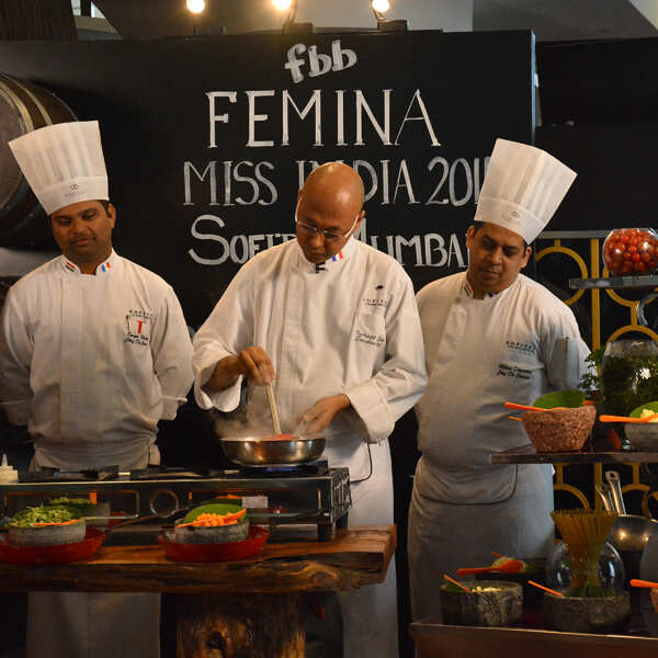 Interactive cooking class for fbb Femina Miss India 2015 finalists at ...