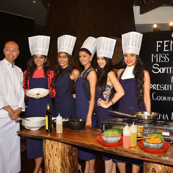 Interactive cooking class for fbb Femina Miss India 2015 finalists at ...