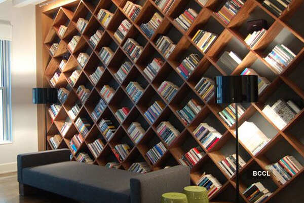 Stack up in style with cool library ideas
