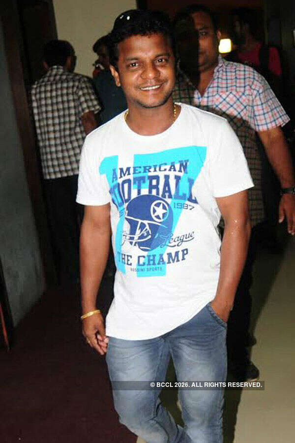 Actor Dharmajan Bolgatty during the audio launch of Jilebi, in Kochi ...