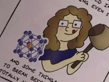 PHD student draws chemistry comic book