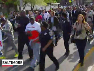 US: Protesters march in Baltimore as scant details released