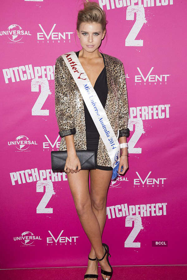 Miss Universe Australia Tegan Martin Rocks In Leopard Print