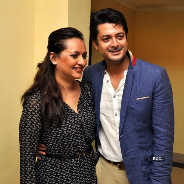 Nilanjanaa Sengupta and Jishu U Sengupta during a Bengali movie ...