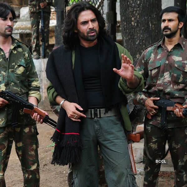 Mukul Dev in a still from Telugu movie Operation Green Hunt