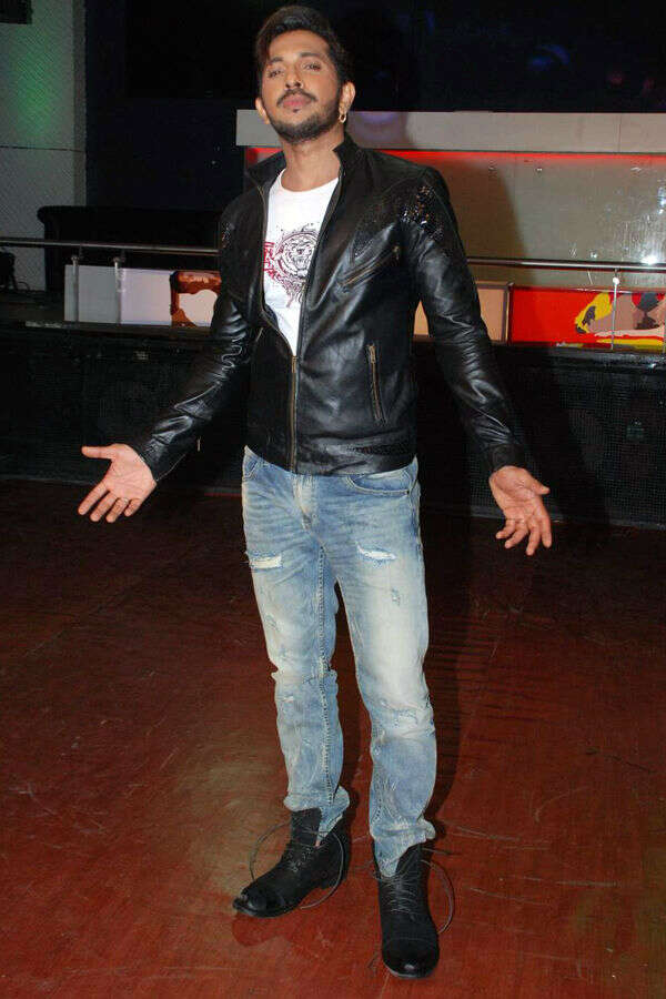 Bollywood choreographer Terence Lewis during the Bindass TV shoot in Mumbai