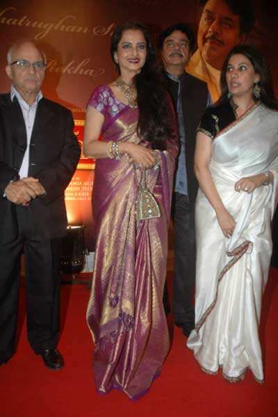 Rekha, producer Kamia Malhotra and director Ramesh Talwar during a ...