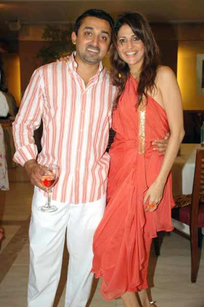 Parizad Kolah Marshall with husband at Chirag and Tanaz Doshi's brunch ...