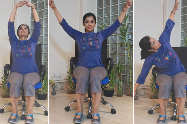 Easy and effective chair stretches
