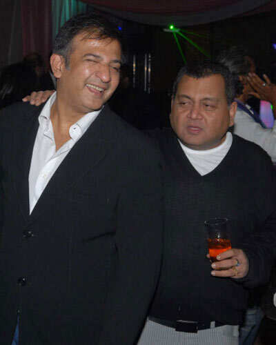 Raj Kaushal (L) and Kunal Vijaykar at Percept's 25th anniversary bash ...