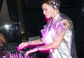 Ruby Rose shows off her DJing skills
