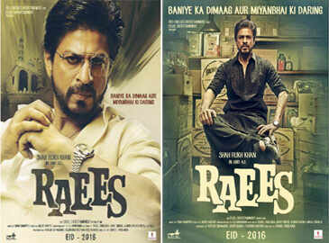 SRK unveils first look poster of 'Raees'