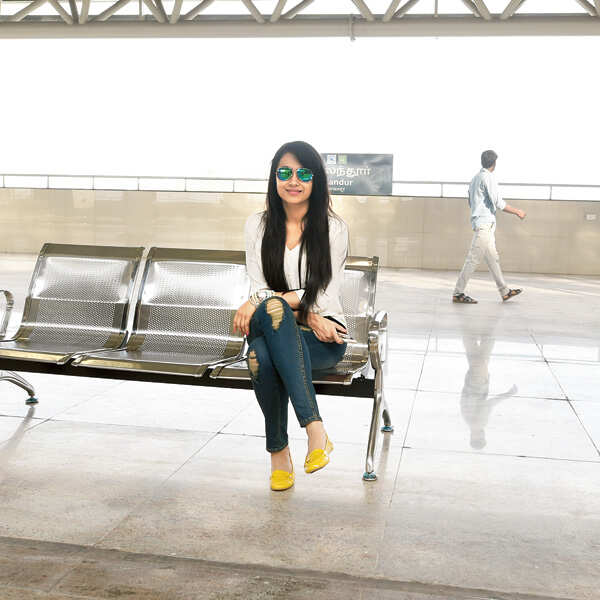 Trisha spotted at the IPL 6 match between Sunrisers Hyderabad and ...