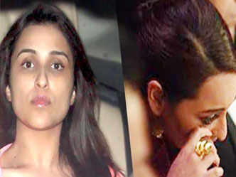 Bollywood celebrities spotted crying in public
