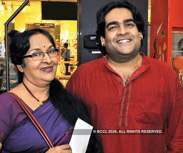 Mamata and Ratul Shankar during the premiere