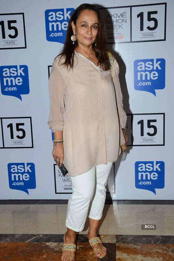 Soni Razdan during the Lakme Fashion