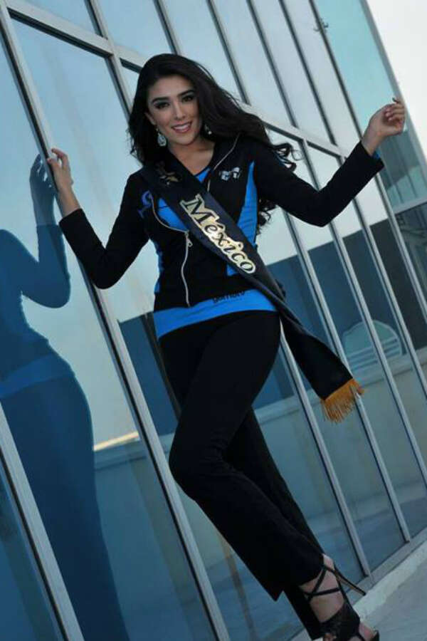 Miss United Continents contestants shoot for a sportswear brand