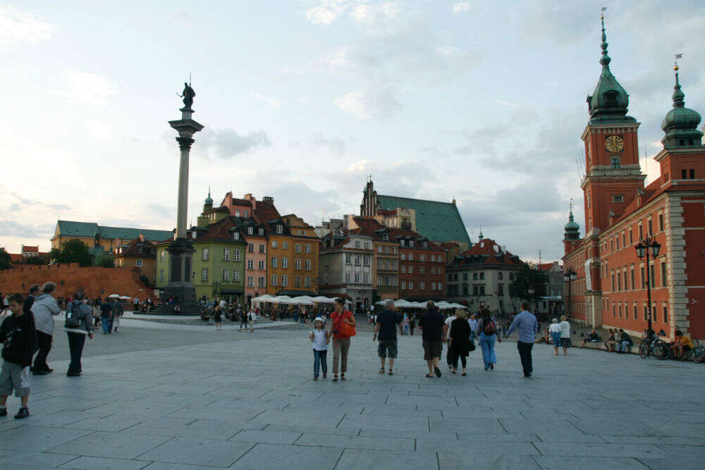 Castle Square, Warsaw - TimesTravel
