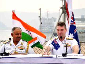 First ever India-Australia bilateral maritime exercise begins