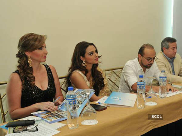 Gorgeous Gail Da Silva judges Miss United Continents