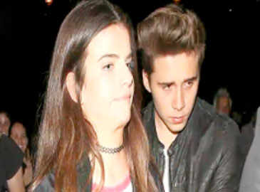 Brooklyn Beckham caught romancing with girlfriend