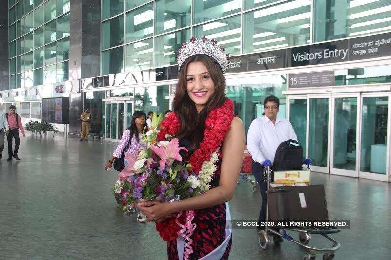 Miss Diva 2015 1st runner up Natasha's homecoming