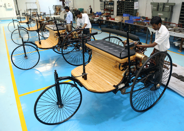 Recreating the world's first car