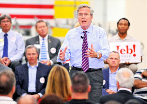 Jeb Bush revamps campaign, slogan to early primary states