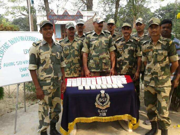 Fake Indian Currency Notes seized from Indo-Bangla border