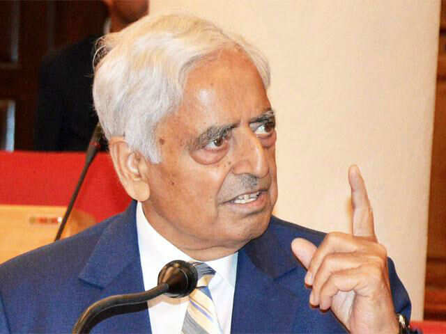 Education is most critical to uplift Muslims: Mufti Mohammed Sayeed