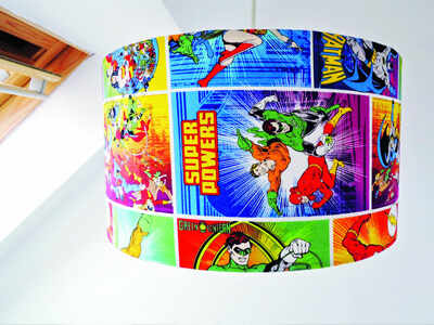 DIY comic-themed accessories to brighten your room