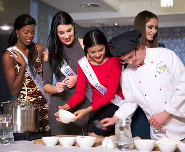 Miss Supranational: Contestants cook Polish food