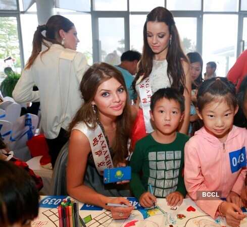 Miss World 2015 contestants meet underprivileged kids
