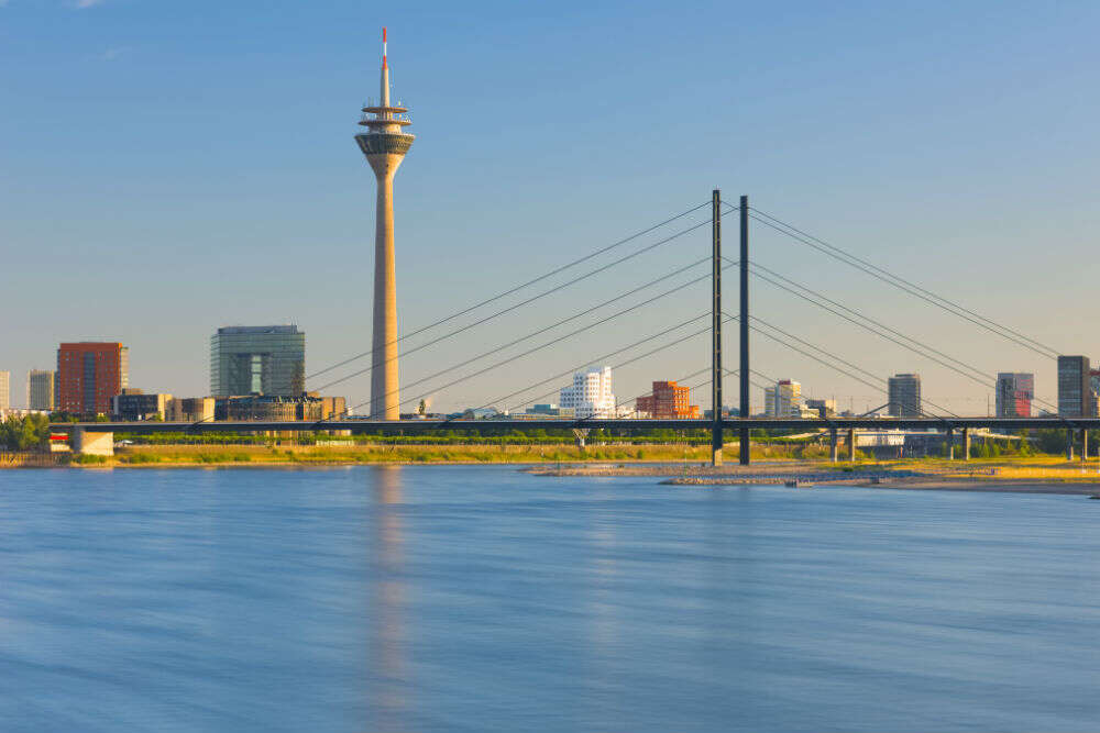 Rhine Tower, Dusseldorf - TimesTravel