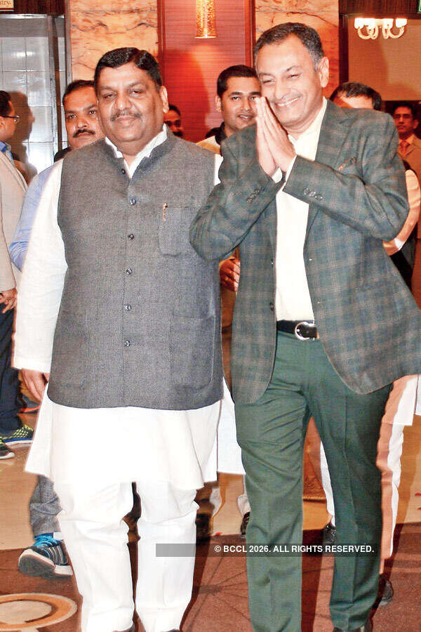 Arvind Singh Gope (L) and Sanjay Seth during Shraddha and Prashant’s ...